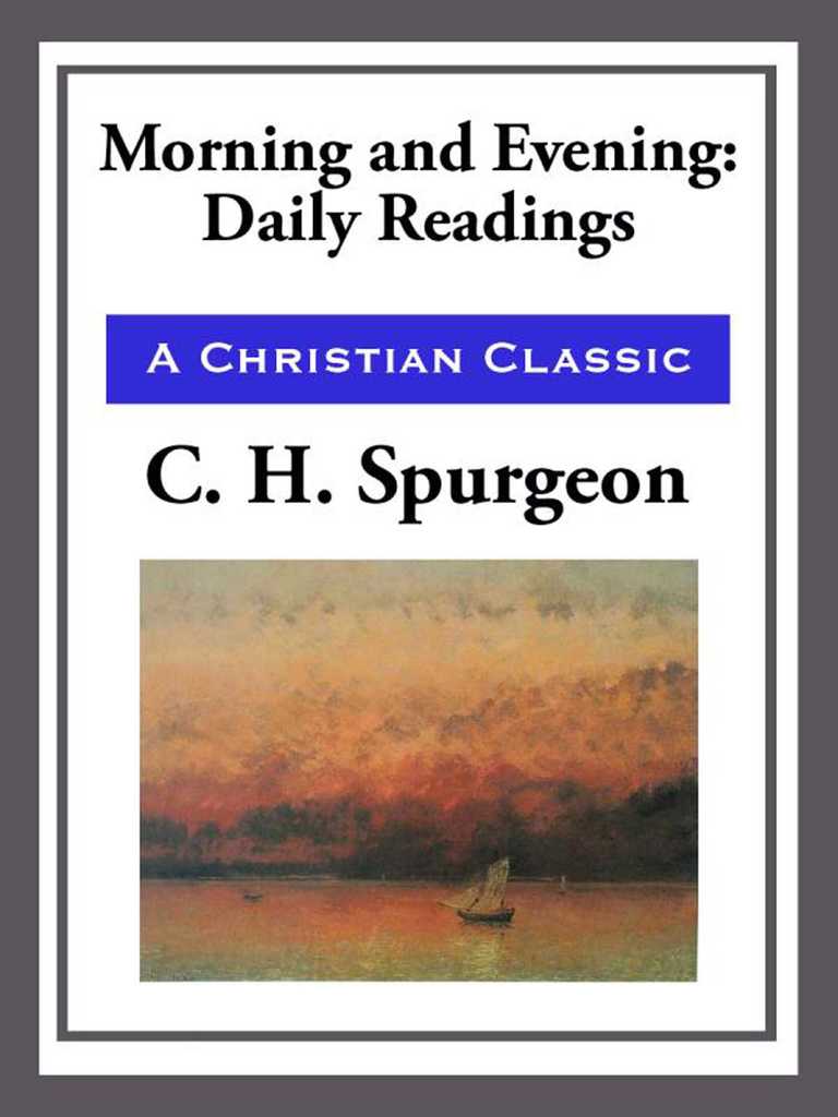 Morning and Evening by C. H. Spurgeon (Ebook) - Read free for 30 days