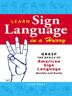 Basic BSL Signs | PDF | Hand | Sign Language