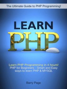 Learn PHP: Learn PHP Programming in 4 hours! PHP for Beginners - Smart ...