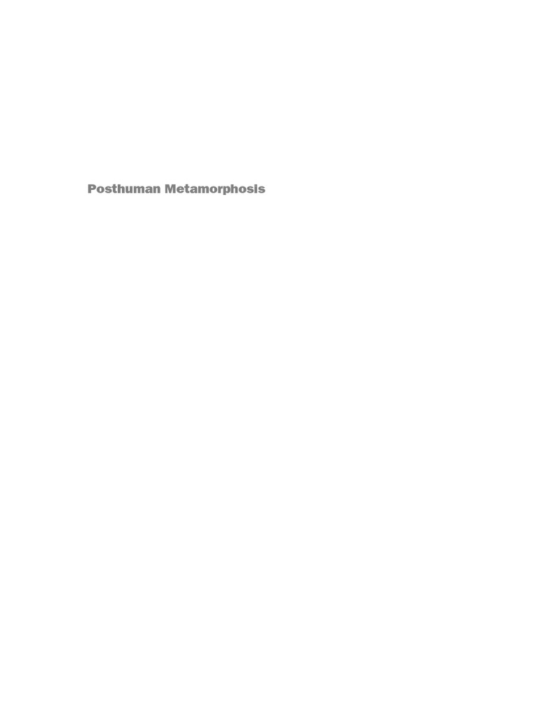 Posthuman Metamorphosis by Bruce Clarke - Ebook | Everand