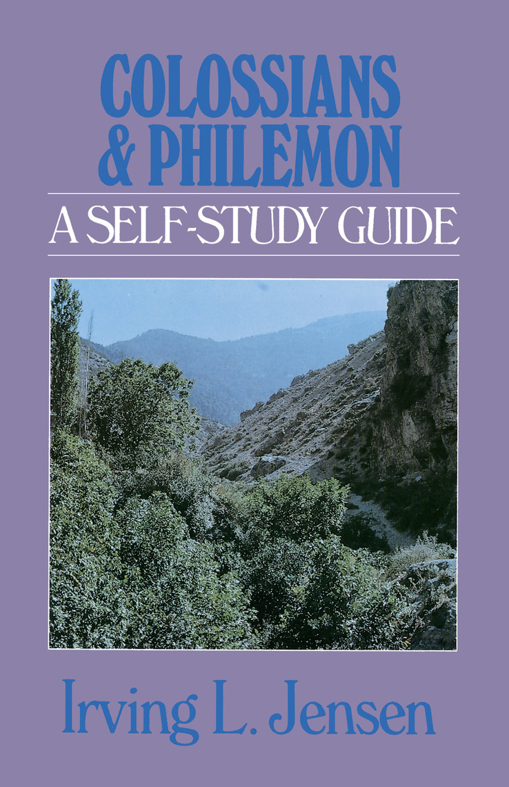 Colossians & Philemon- Jensen Bible Self Study Guide by Irving L ...