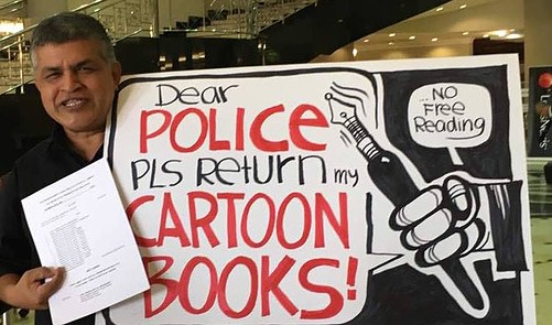 Malaysian Political Cartoonist Zunar Sues Police For Unlawful Arrest Seizure Of Books Global