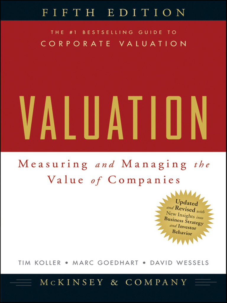 Valuation by Inc. McKinsey & Company, Tim Koller, Marc Goedhart - Ebook ...
