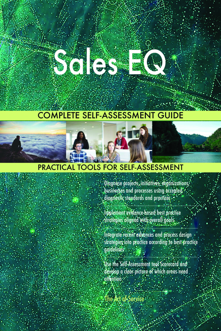 Sales EQ Complete Self-Assessment Guide by Gerardus Blokdyk (Ebook ...