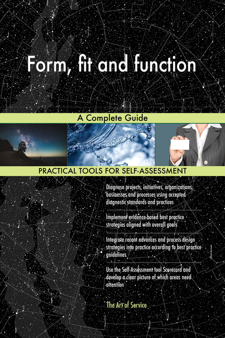 Form, fit and function A Complete Guide by Gerardus Blokdyk - Ebook ...
