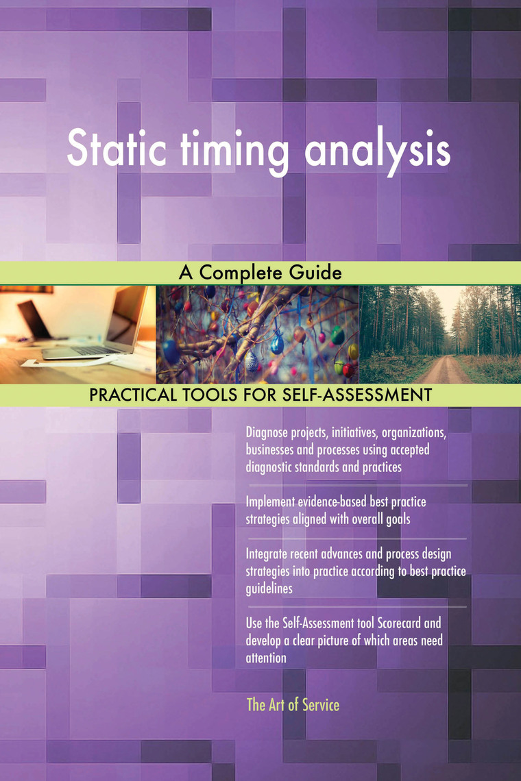 Static Timing Analysis A Complete Guide By Gerardus Blokdyk Ebook Read Free For 30 Days