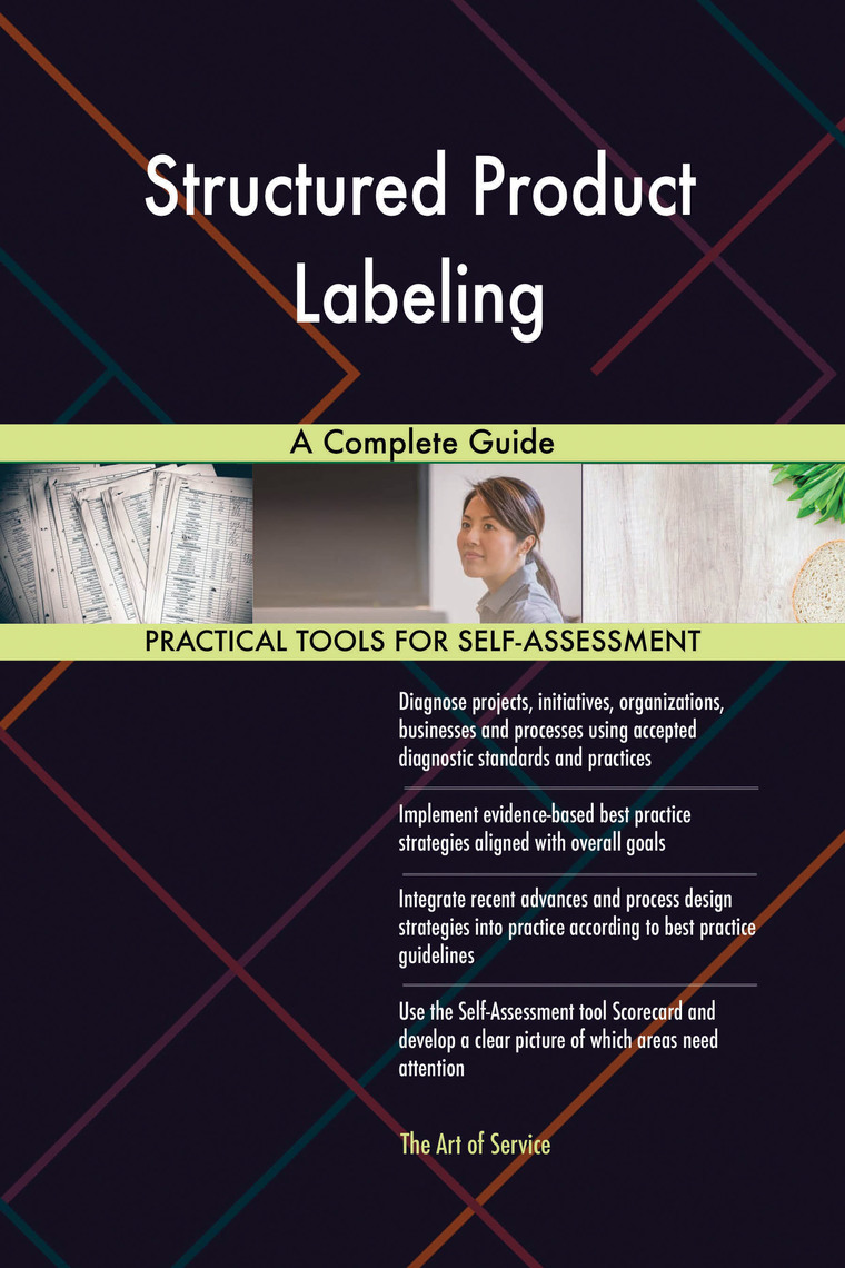 Structured Product Labeling A Complete Guide by Gerardus Blokdyk (Ebook ...
