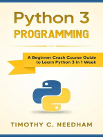 Python Programming 101 | PDF | Control Flow | Object Oriented Programming