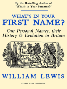 Read What's in Your First Name? Our Personal Names, their History and ...