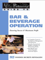 7.08 Restaurant Standard Operation Procedures, 231 P | PDF | Drink | Wine