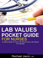 Common Lab Values With Normals and Critical Values PDF | PDF