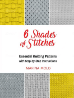 Entrelac Tutorial | PDF | Knitting | Basic Knitted Fabrics