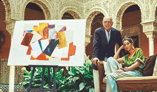 Sharing Her Father’s Passion For Painting Ines Salinas Shows Off ...