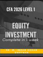 CFA Level 2 Cheat Sheet | PDF | Free Cash Flow | Valuation (Finance)