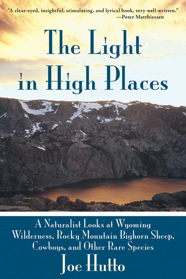 The Light In High Places by Joe Hutto (Ebook) - Read free for 30 days
