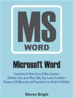 MS Word Bangla Book | PDF | Computers