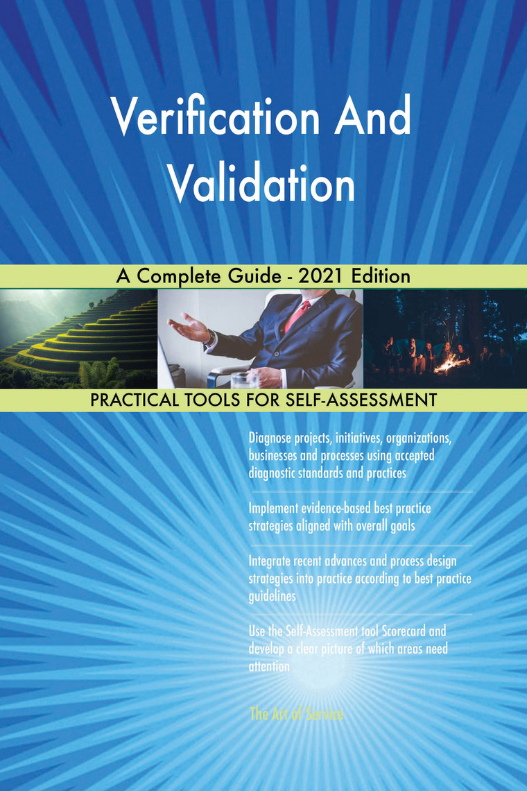 Verification And Validation A Complete Guide - 2021 Edition by Gerardus ...