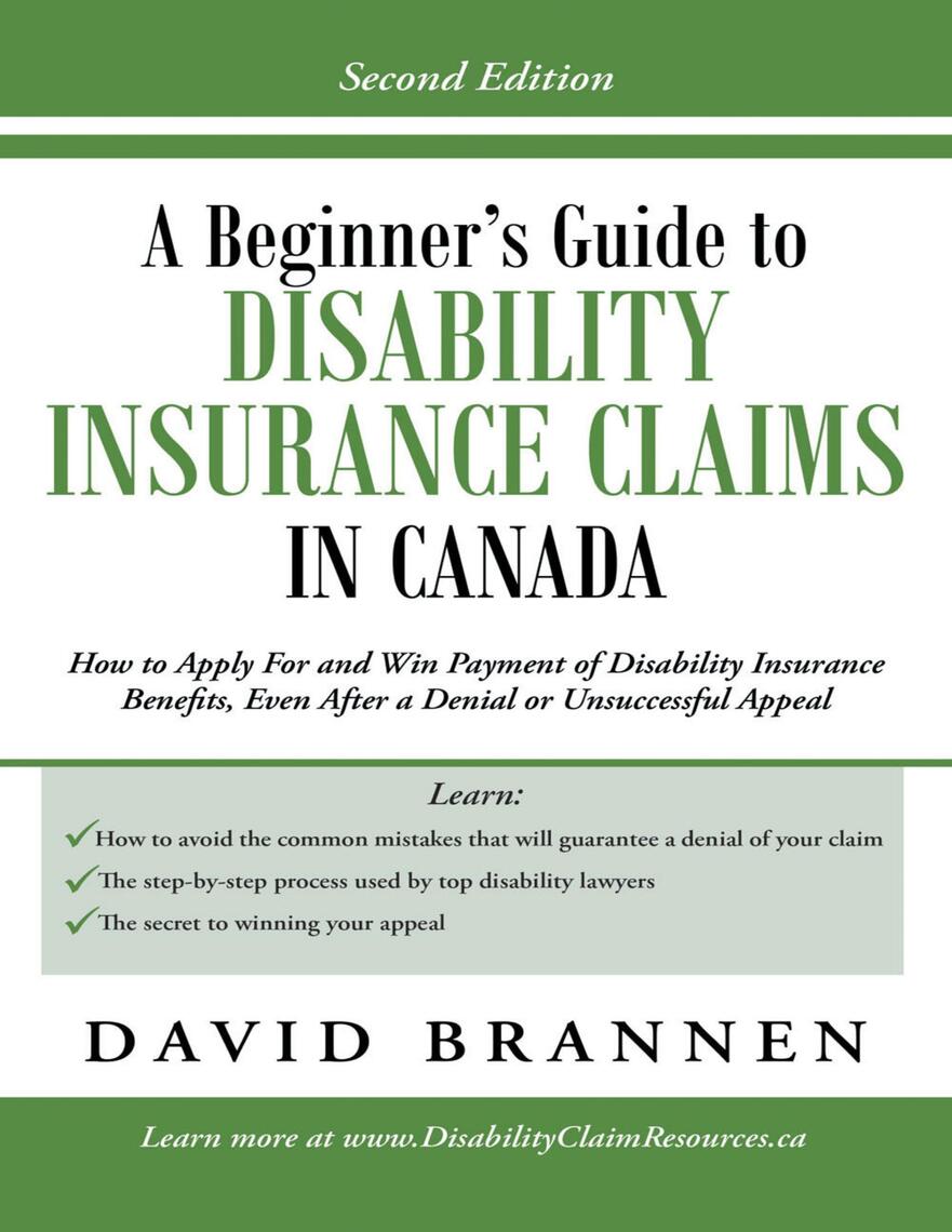 A Beginner's Guide to Disability Insurance Claims in Canada: How to ...