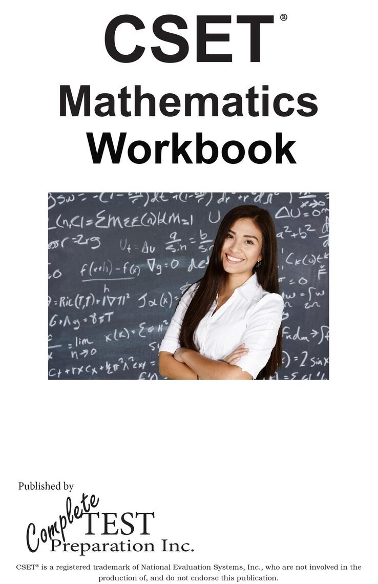 CSET Math CTC Workbook by Complete Test Preparation Inc. (Ebook) - Read ...