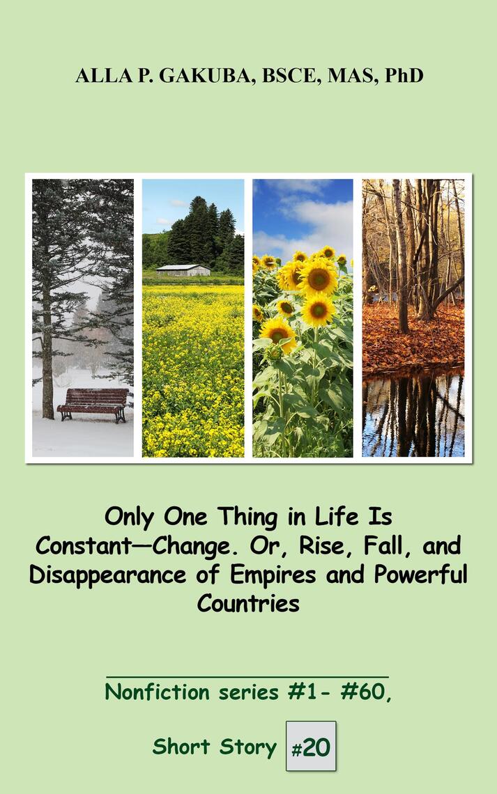 Only One Thing in Life Is Constant-Change. Or, Rise, Fall, and ...