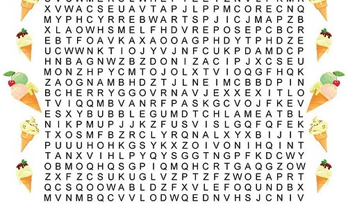 Summer Ice Cream Word Search! - Sparkle Buds Magazine | Everand