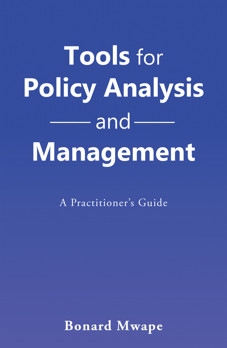 Tools for Policy Analysis and Management by Bonard Mwape - Ebook | Everand
