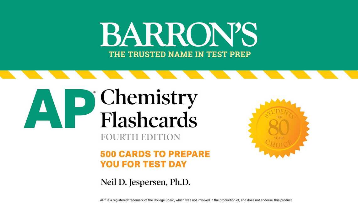 AP Chemistry Flashcards, Fourth Edition: Up-to-Date Review and Practice ...