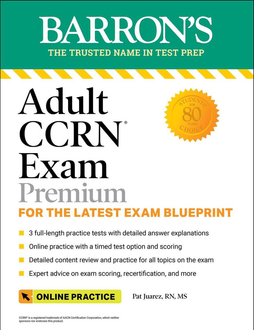 Adult CCRN Exam Premium: Study Guide for the Latest Exam Blueprint ...