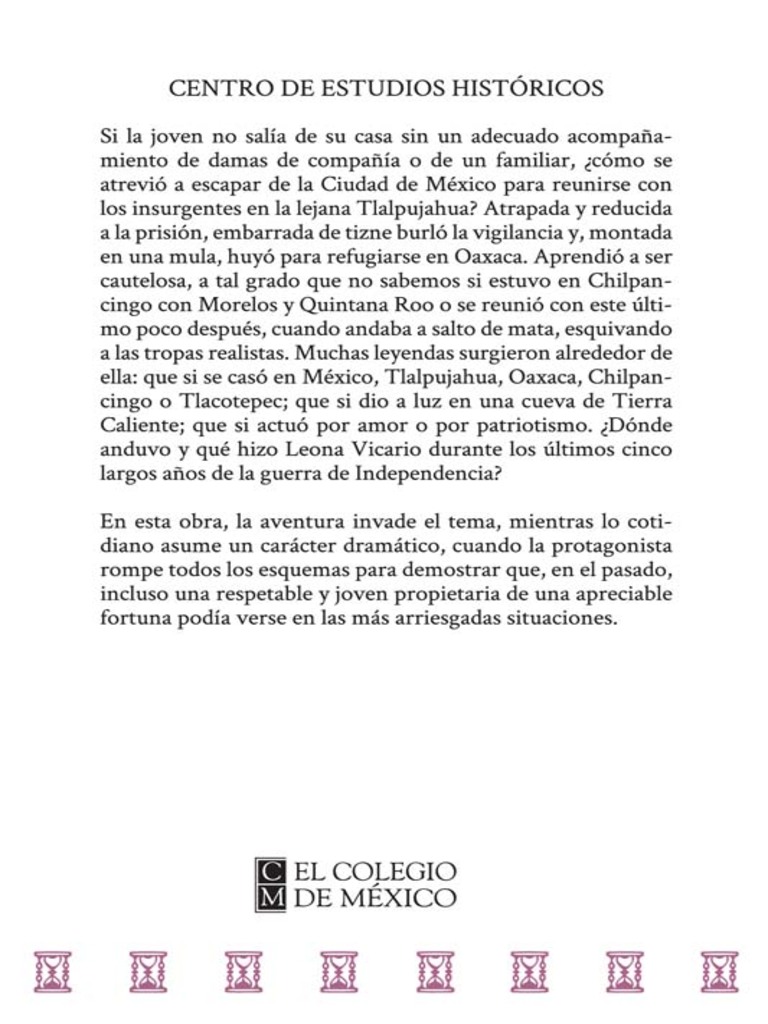 ¿Dónde estás?, ¿qué haces, Leona Vicario? de Anne Staples (Libro ...