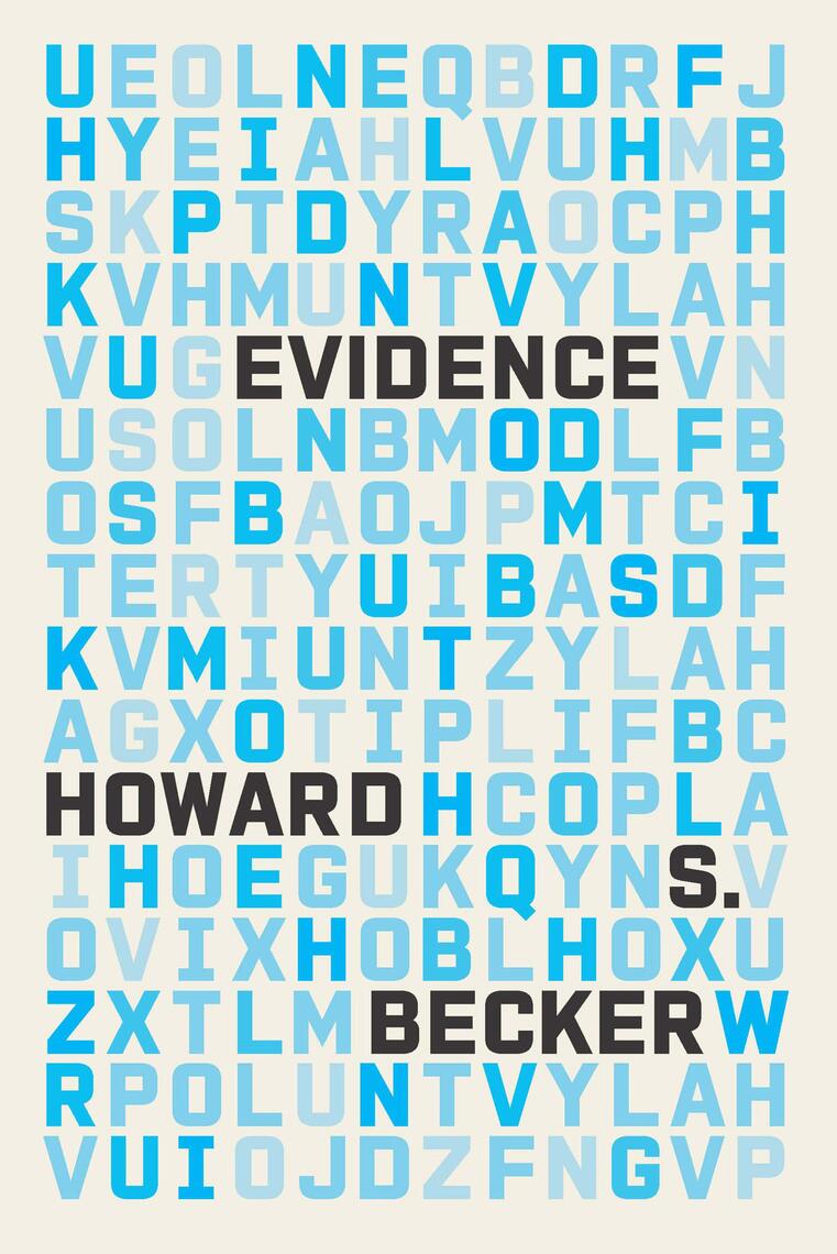 Evidence by Howard S. Becker (Ebook) - Read free for 30 days