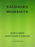 Kalidasa Meghaduta Translation | PDF | Poetry | Nature