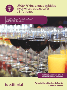 Vinos, otras bebidas alcohólicas, aguas, cafés e infusiones. HOTR0209 de Antonio Caro Sánchez ...