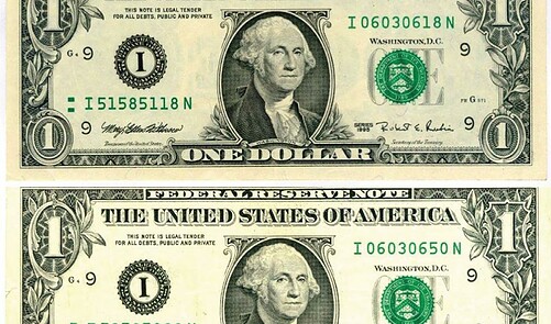 Profile of a 7-Digit Mismatched Serial Number Error - Banknote Reporter ...