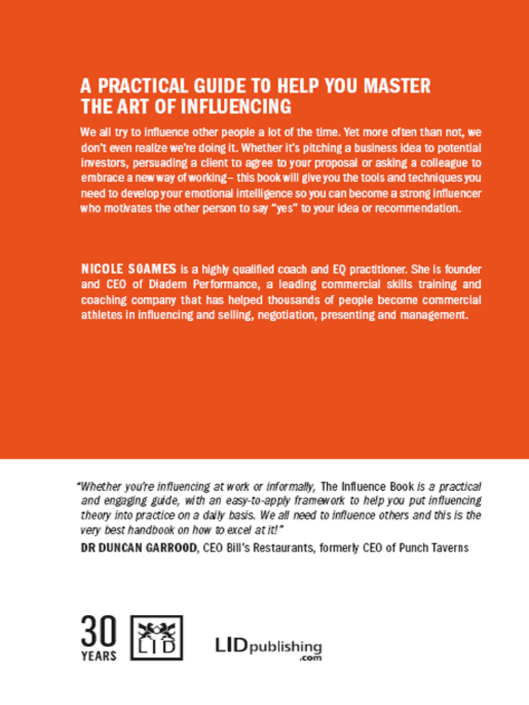 The Influence Book by Nicole Soames (Ebook) - Read free for 30 days