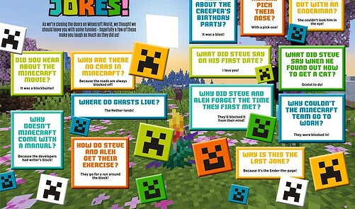 Minecraft jokes! - Minecraft World Magazine | Everand