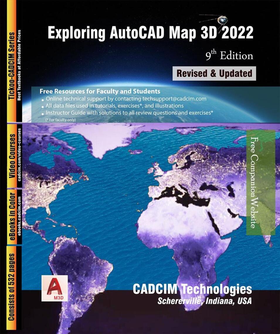 Exploring AutoCAD Map 3D 2022, 9th Edition by Sham Tickoo (Ebook ...