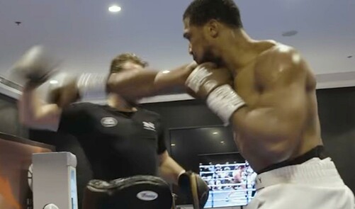 New Footage Shows Anthony Joshua Practising Exact Punch That Knocked ...