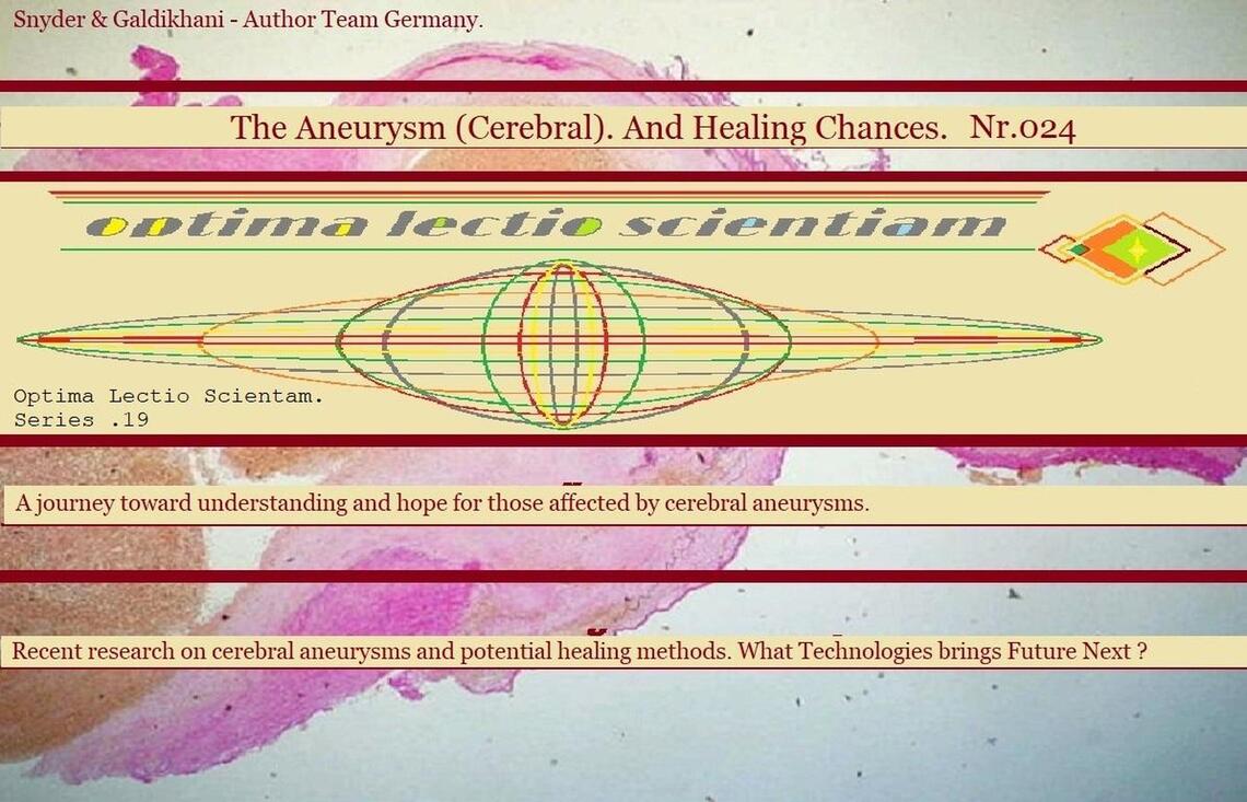 Optima Lectio Scientam. Series .19 - The Aneurysm (Cerebral). And ...