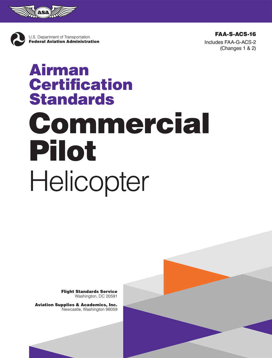 Airman Certification Standards: Commercial Pilot - Helicopter (2024) by ...