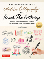 STABILO Hand and Brush Lettering Guide | PDF | Typefaces | Serif