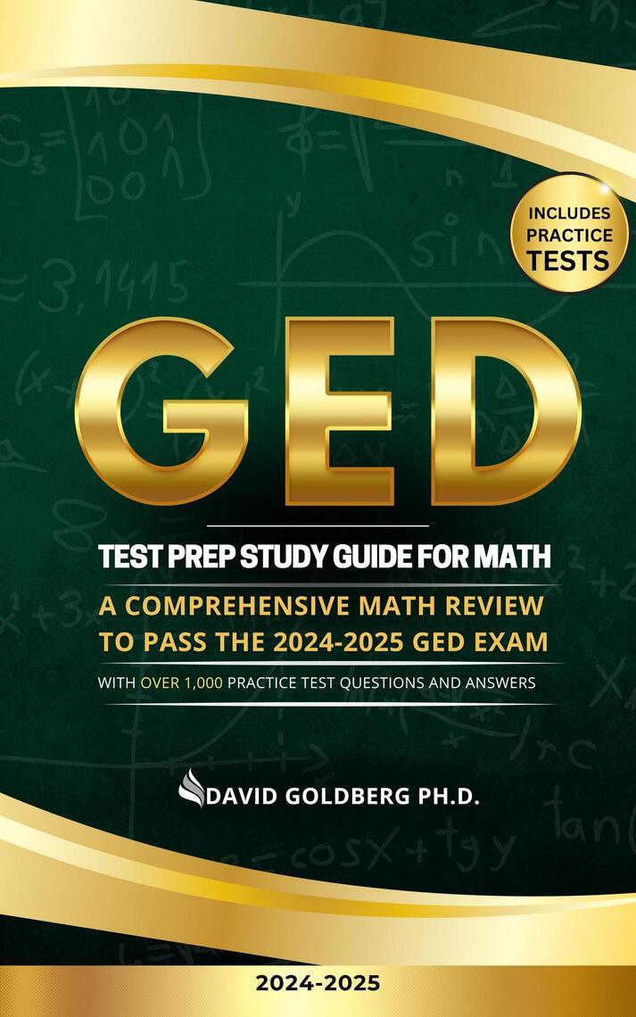 GED Test Prep Study Guide for Math by David Goldberg (Ebook) - Read ...