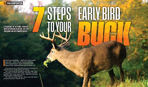 7 Steps To Your Early Bird Buck - Deer & Deer Hunting | Everand