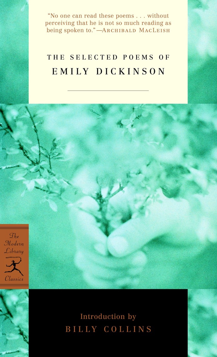 The Selected Poems of Emily Dickinson by Emily Dickinson, Billy Collins ...