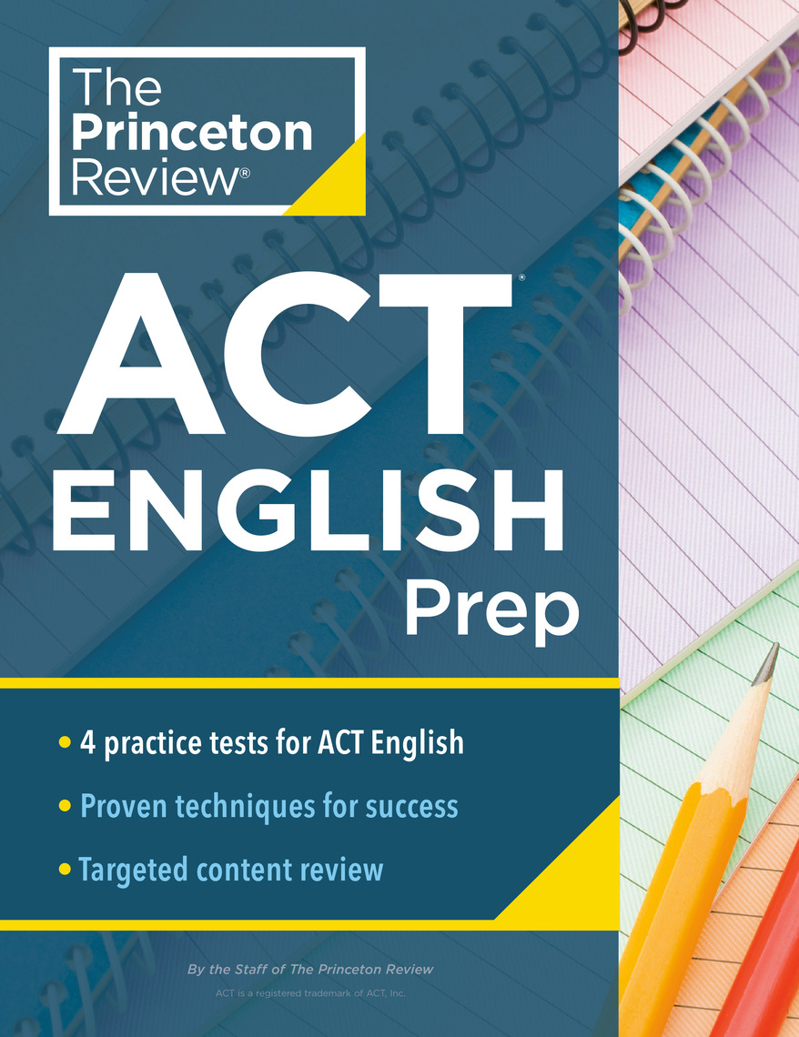 Princeton Review ACT English Prep by The Princeton Review (Ebook ...