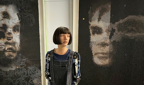 Robot Artist Ai-Da To Make History As Portrait Of Alan Turing Goes To ...
