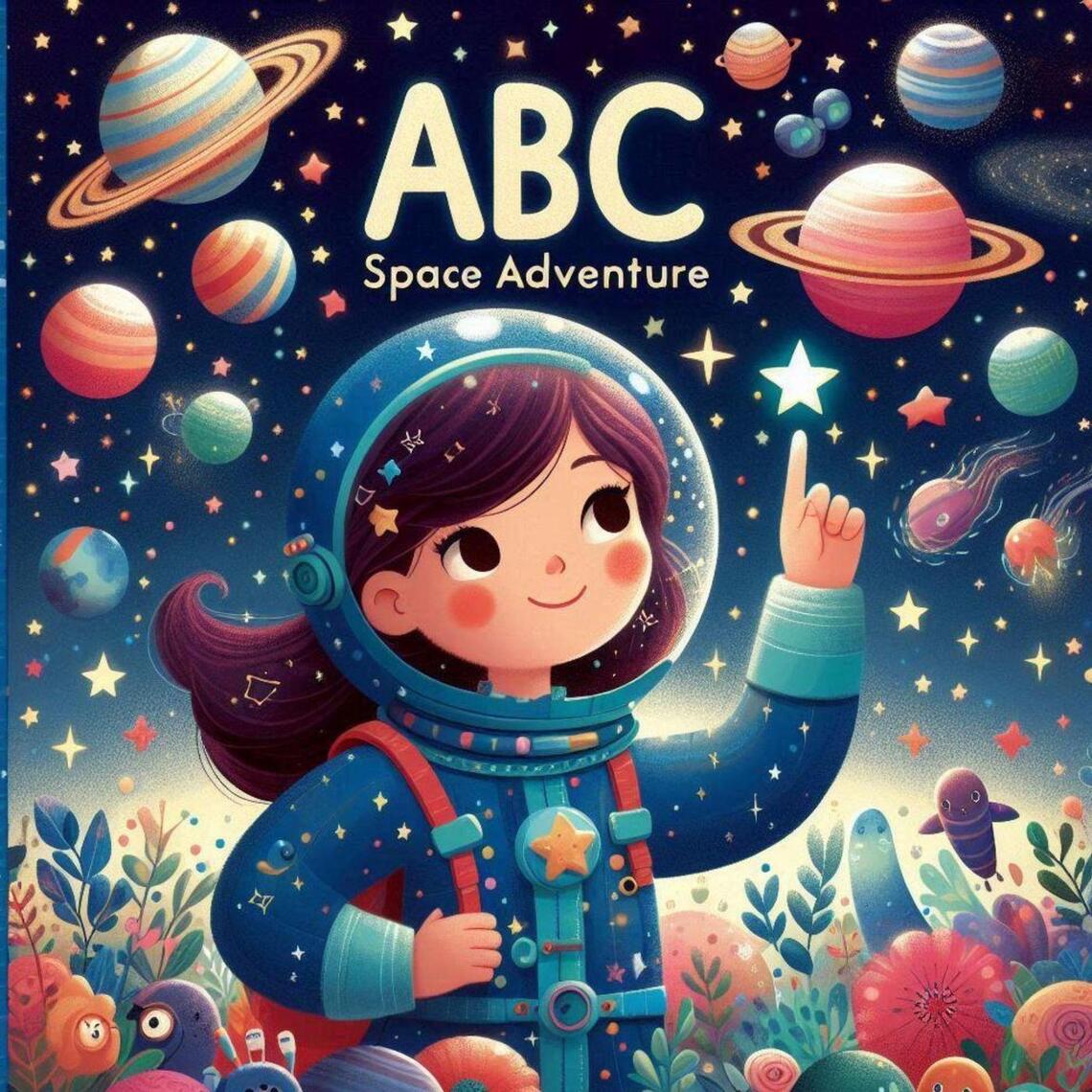 ABC Space Adventure for Kids Ages 4-6:Fun Alphabet Learning, Space ...