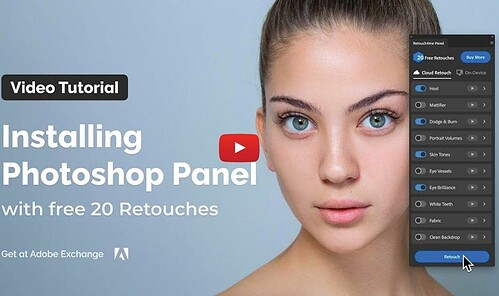 Video Tutorial: how To Install The Retouch4me Photoshop Panel ...