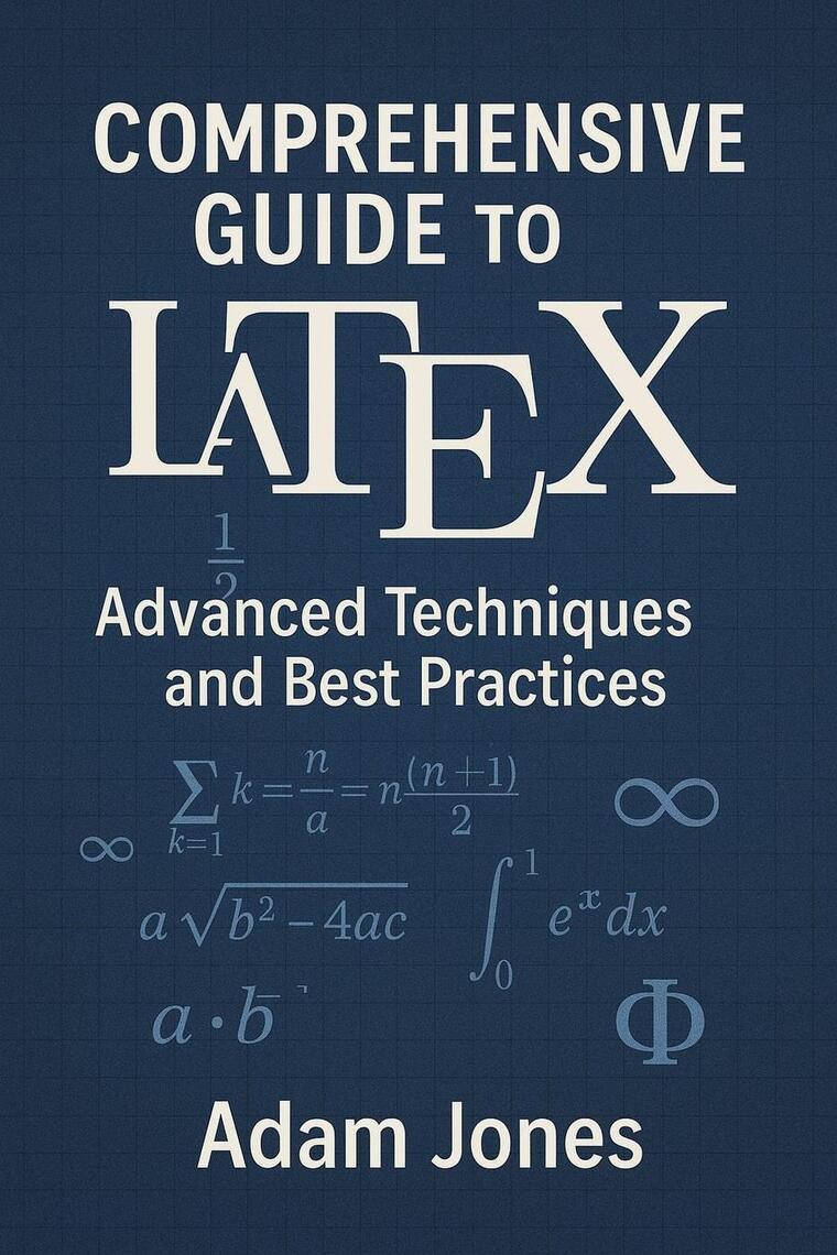Comprehensive Guide to LaTeX: Advanced Techniques and Best Practices by Adam Jones (Ebook ...