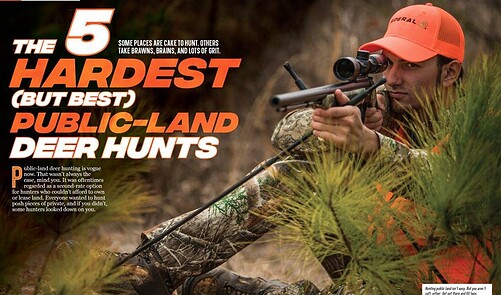 The 5 Hardest But Best Public Land Deer Hunts Deer And Deer Hunting Everand