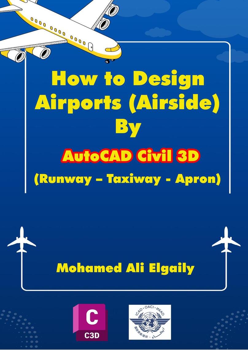How to Design Airports (Airside) By AutoCAD Civil 3D (Runway – Taxiway – Apron) by Mohamed Ali ...